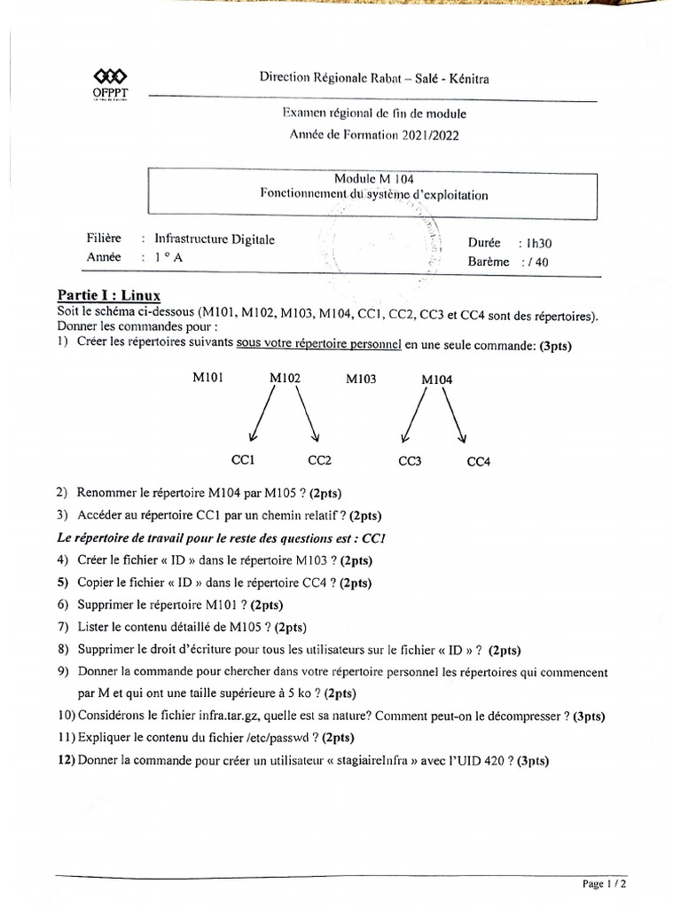 EFMR Fonctionnement Juin 2022 | PDF