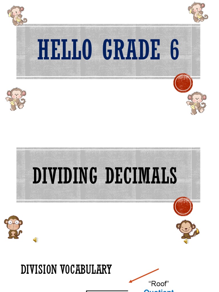 Dividing Decimals | PDF | Division (Mathematics) | Mathematical Concepts