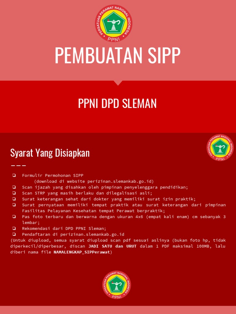 Tata Cara Pembuatan SIPP | PDF | Karier & Perkembangan