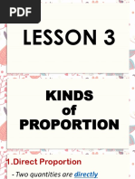 Direct, Inverse, and Partitive Proportions | PDF | Teaching Methods ...