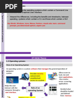 User Interfaces in Operating Systems | PDF | Graphical User Interfaces | Command Line Interface