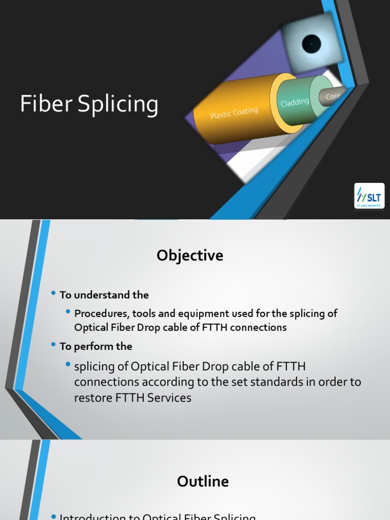 Fiber Optic Splicing Procedures Guide | PDF | Optical Fiber | Fiber To ...