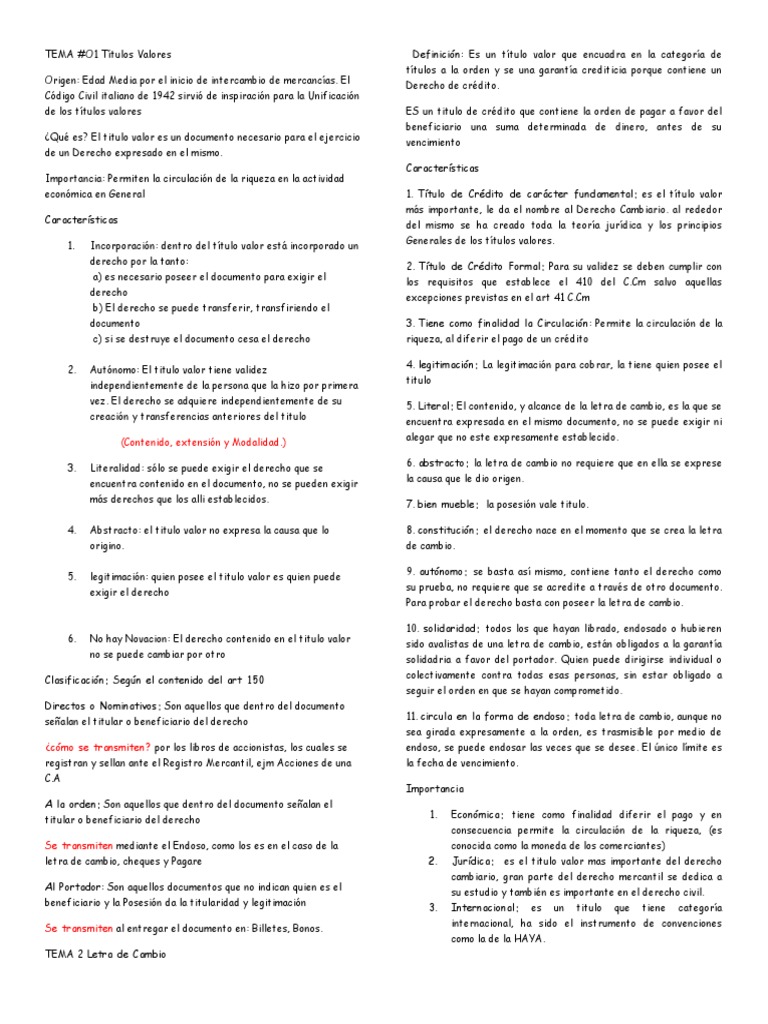 Tema 3 El Aval | PDF | Pagaré | Instrumento negociable