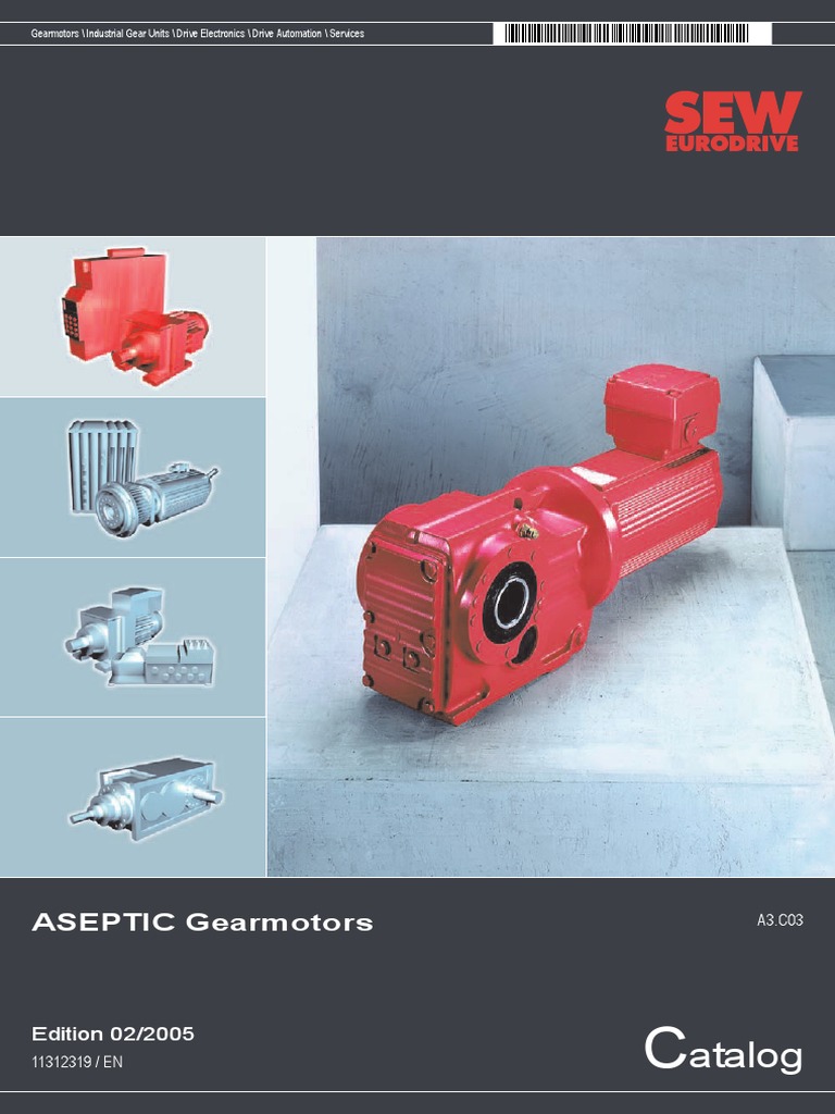 Sew Gear Motot 11312319 | PDF | Electric Motor | Electrical Connector