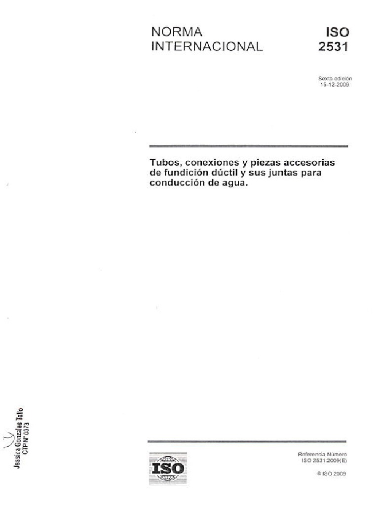 ISO 2531 - 2009 Español | PDF