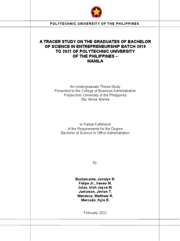 Tracer Study | PDF
