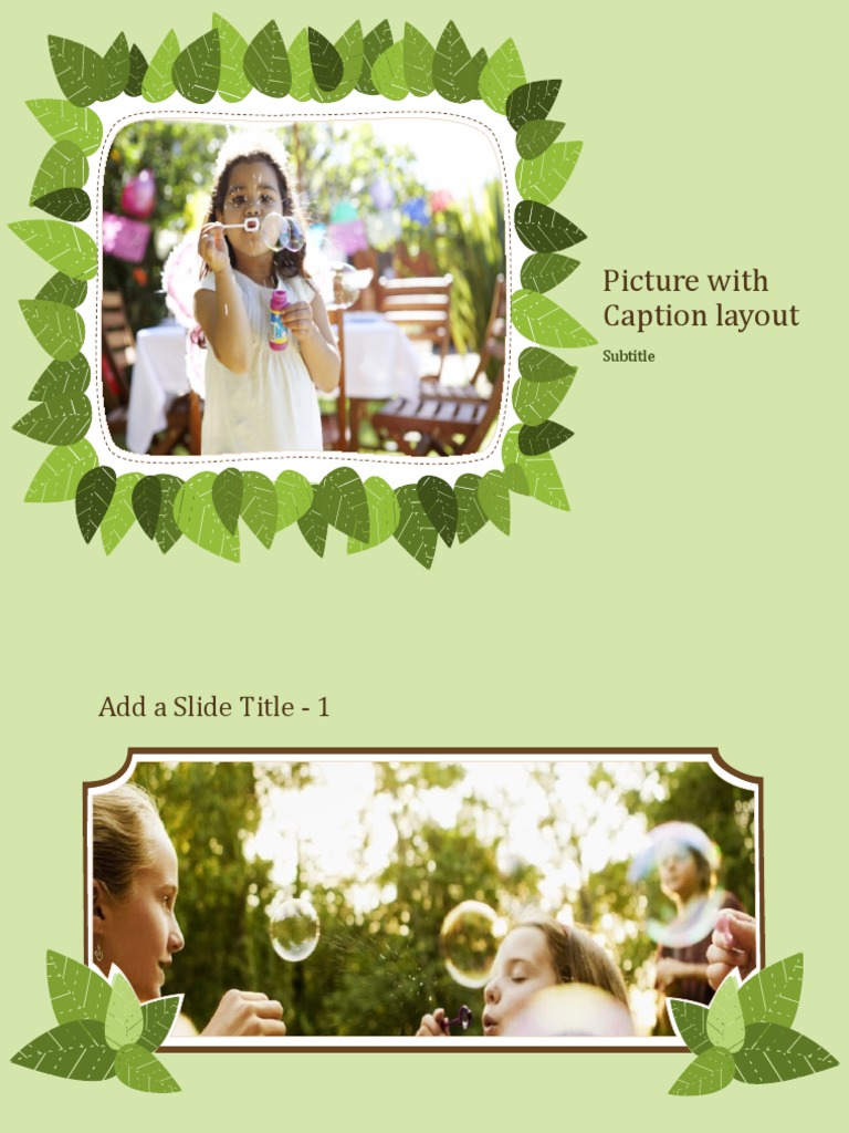 Picture With Caption Layout | PDF