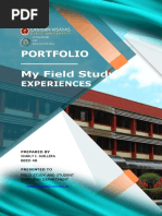 Field Study 2 Portfolio | PDF | Teaching Method | Teachers