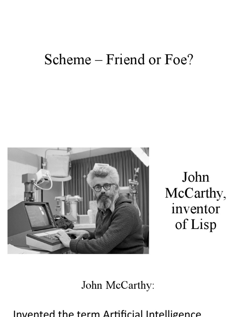 Scheme – Friend or Foe | PDF | Scheme (Programming Language) | Subroutine