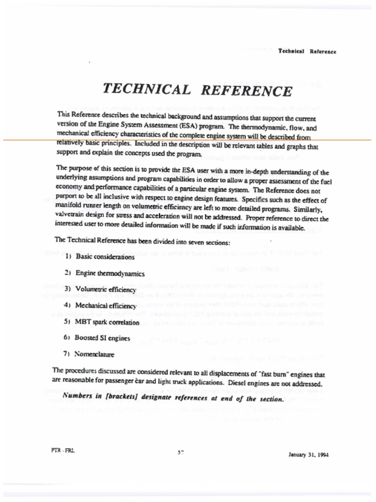 Engine Technical Reference | PDF