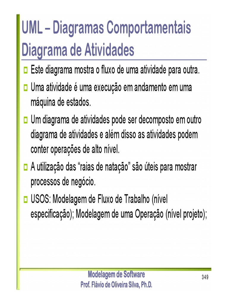 10 UML Diagramas Atividades | PDF | Linguagem de modelagem unificada (UML) | Diagrama de caso de uso