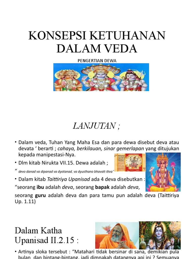 Pengertian Dewa | PDF