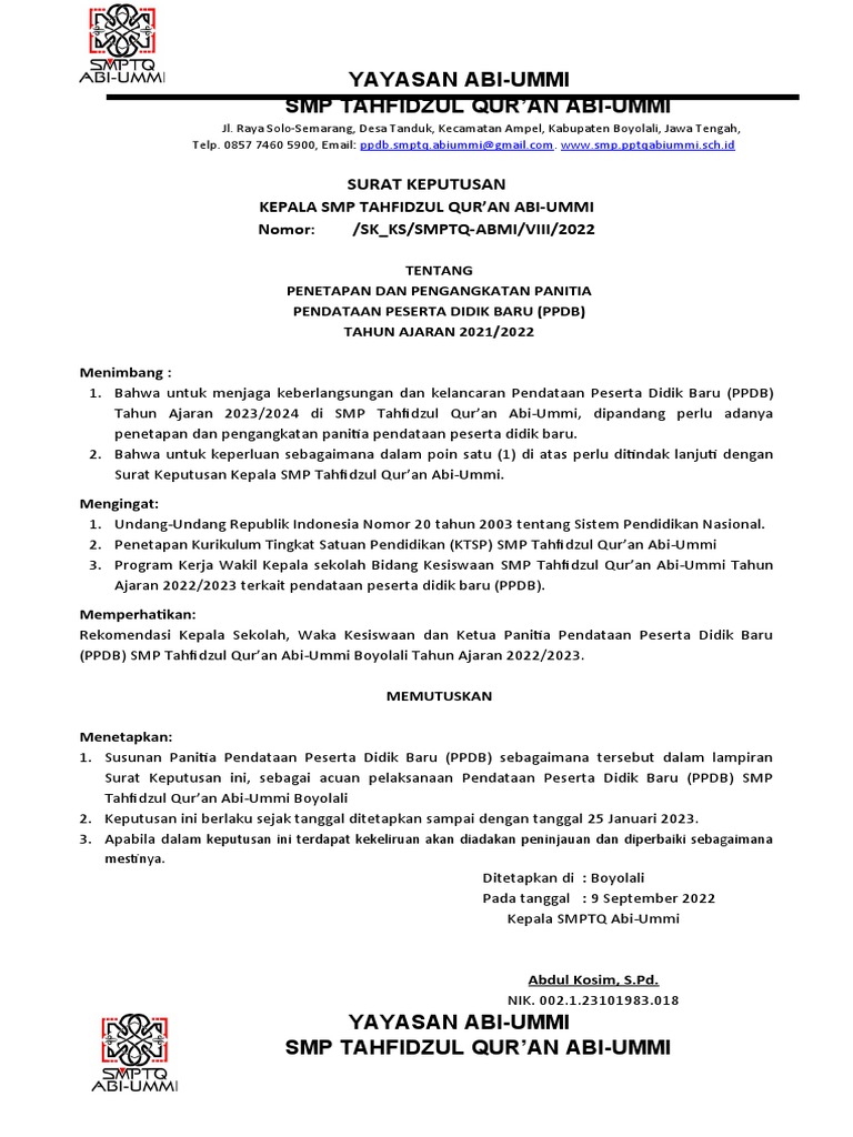 SK - PPDB 23-24 | PDF SK - PPDB 23-24 | PDF