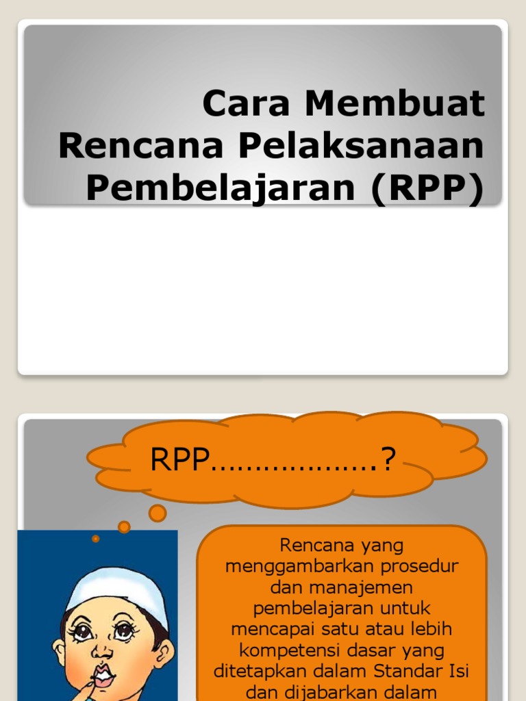 Panduan Lengkap Membuat RPP | PDF