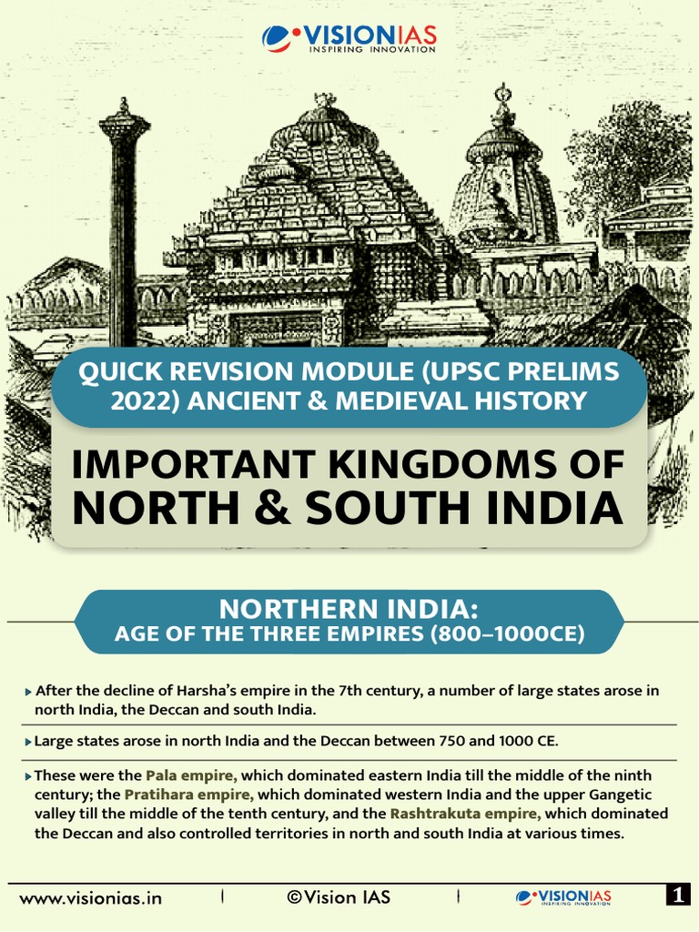 Kingdoms of North and South India | PDF | History