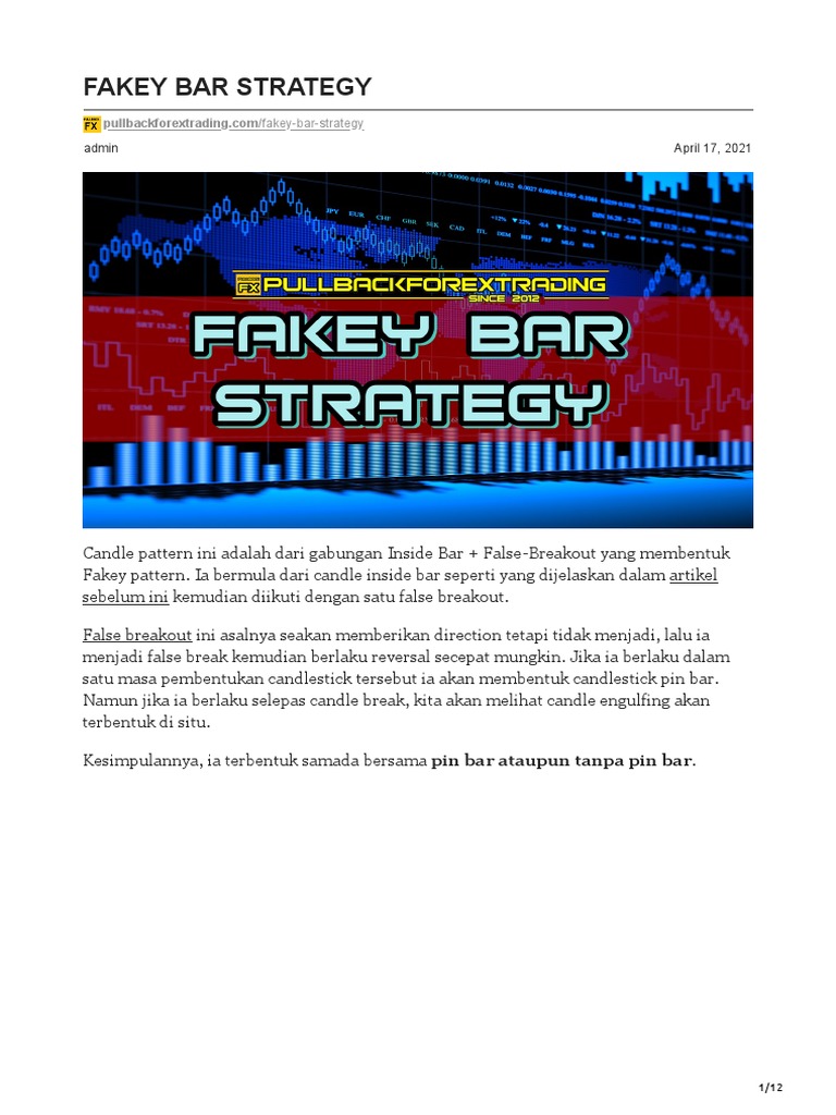 Fakey Bar Strategy | PDF