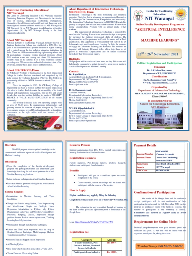 Ai ML FDP Final | PDF | Artificial Intelligence | Intelligence (AI) & Semantics