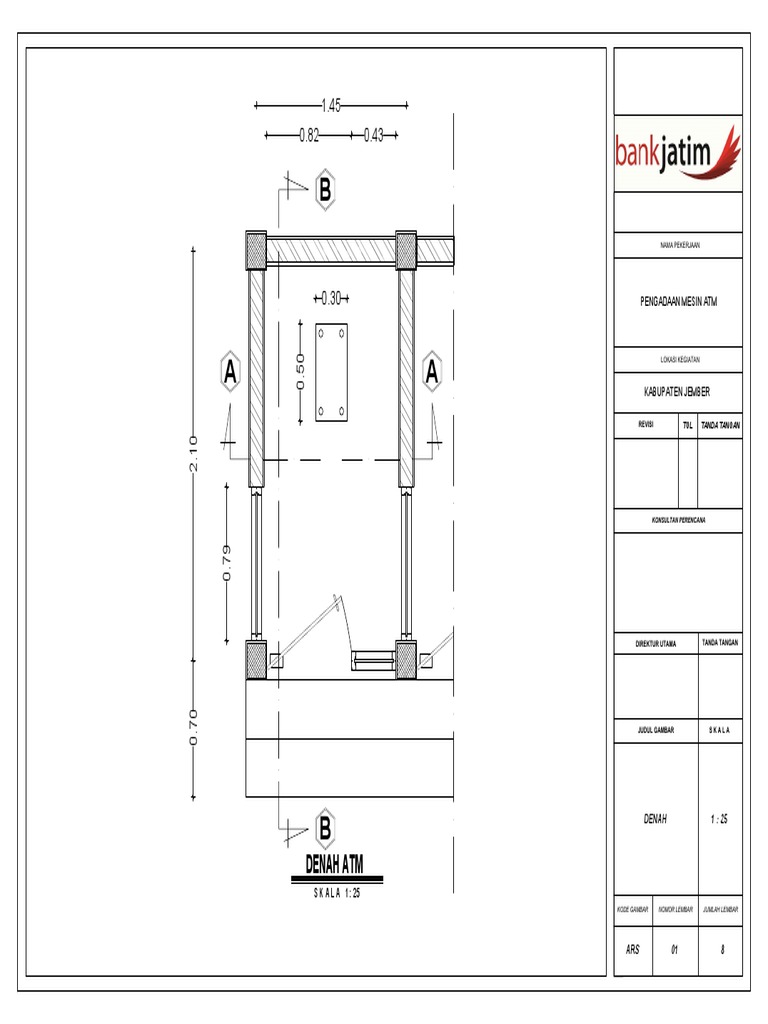 Denah Ruang ATM di Jember | PDF