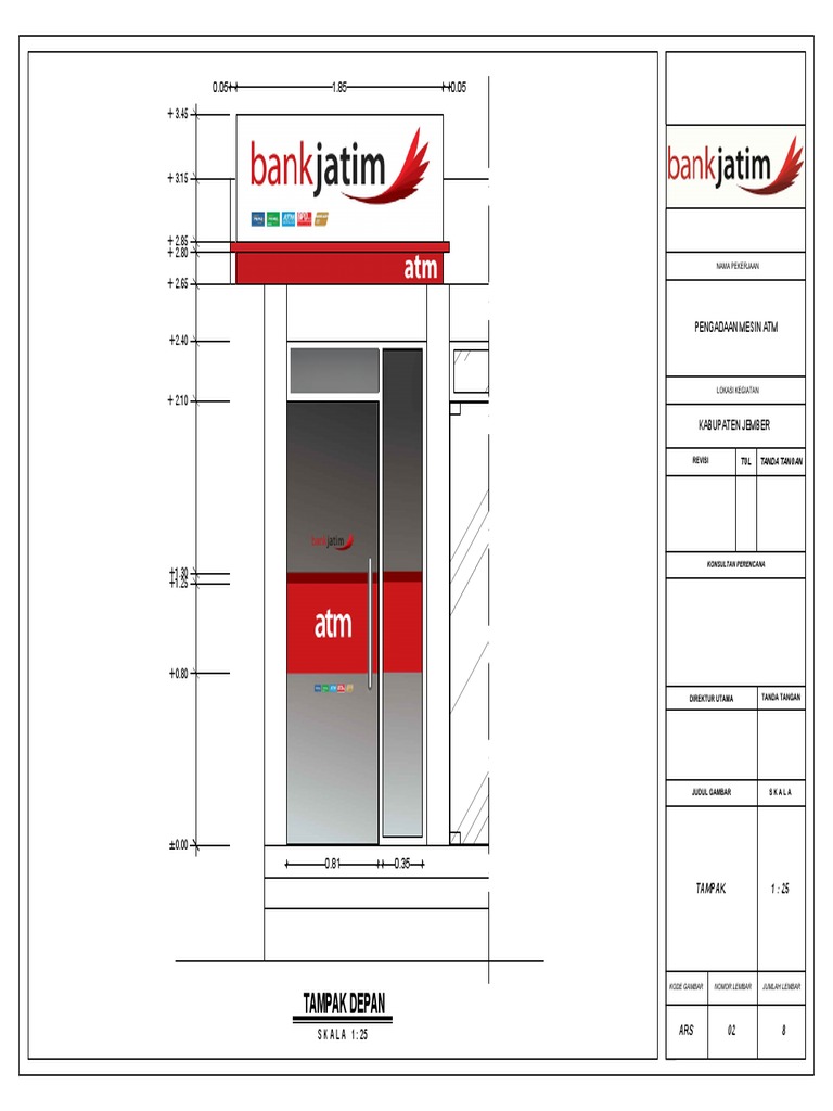 Tampak Depan: Pengadaan Mesin Atm | PDF
