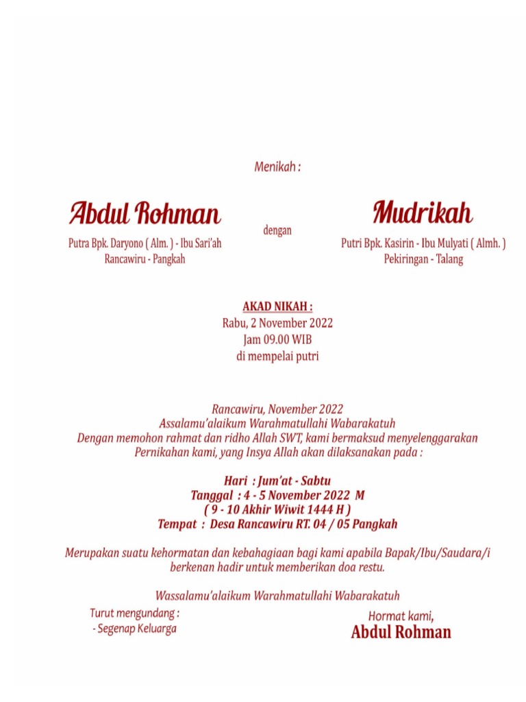 Abdul Rohman | PDF