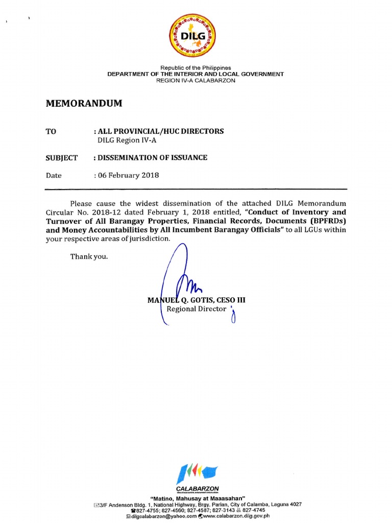 Dilg MC 2018 12 | PDF