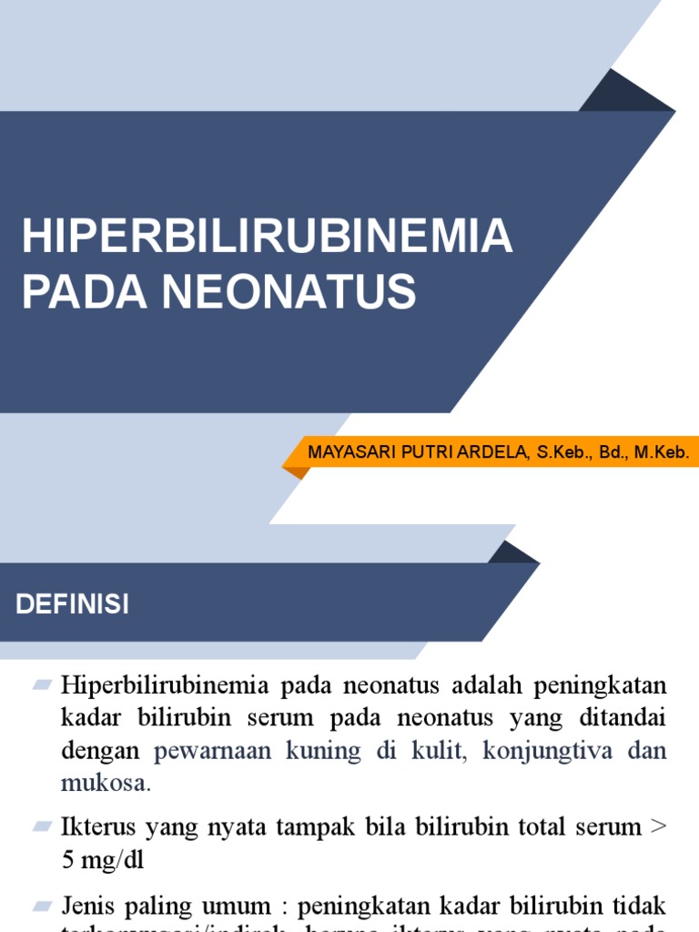 Hiperbilirubinemia Pada Neonatus | PDF