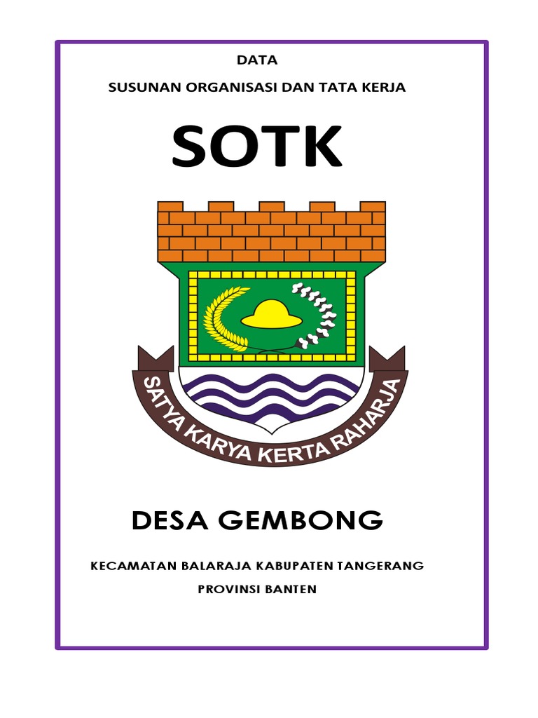 Data Dan Profil Sotk | PDF