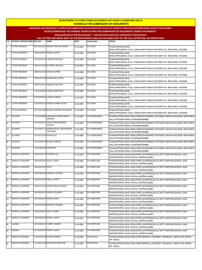 Webpage - Doc Submission Reserve List | PDF | Financial Services ...