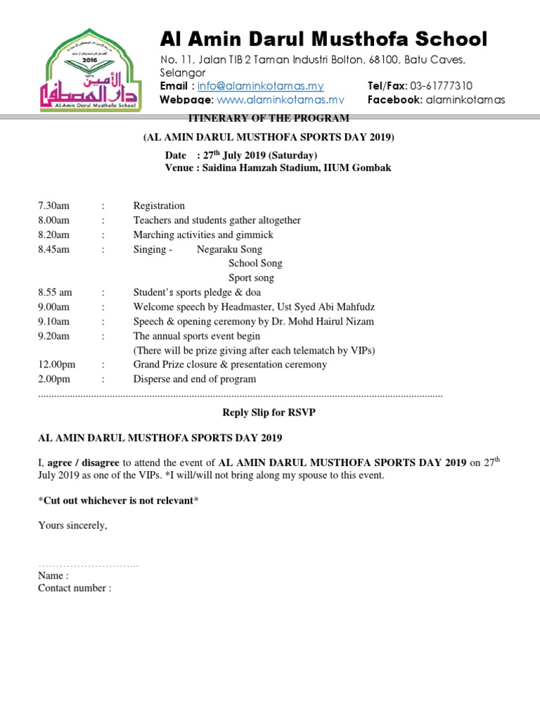 Reply Slip RSVP | PDF