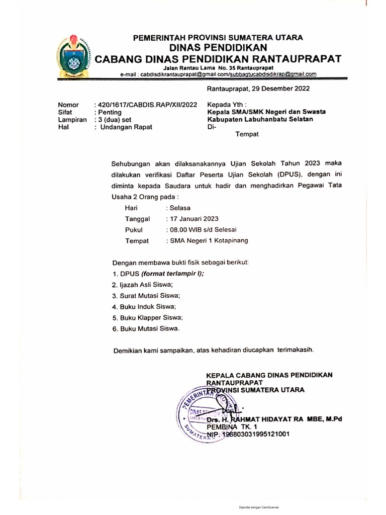 Rapat DPUS Labusel | PDF