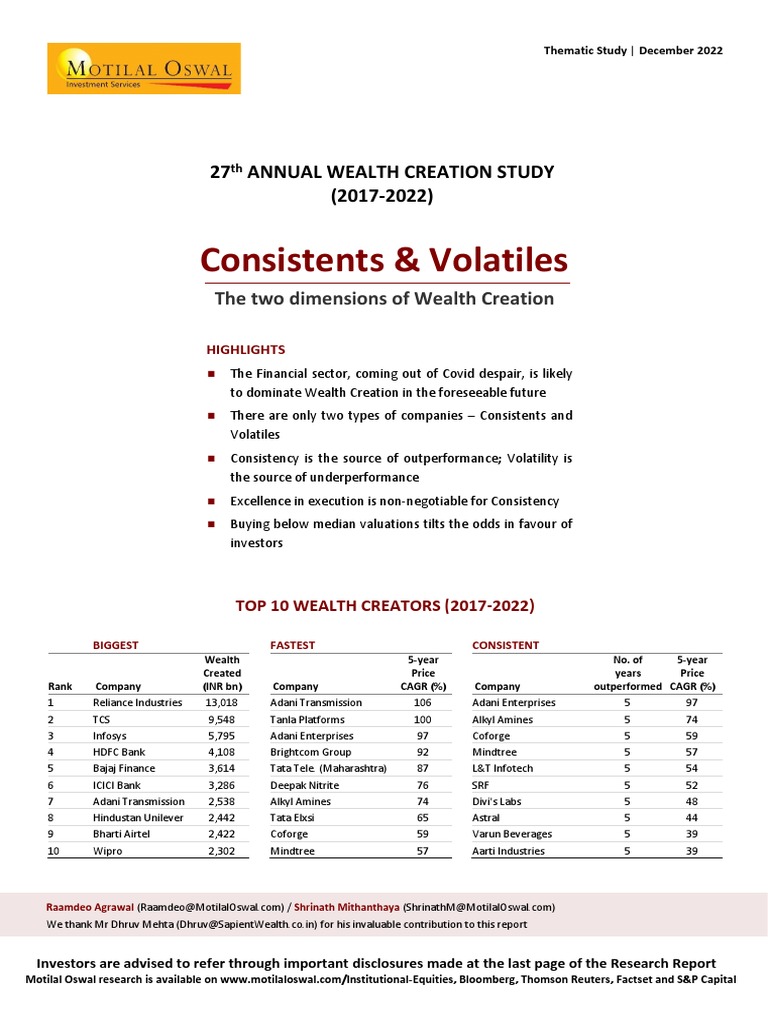 WC27 20221207 Mosl 2016 21 PG056 | PDF | Stocks | Valuation (Finance)