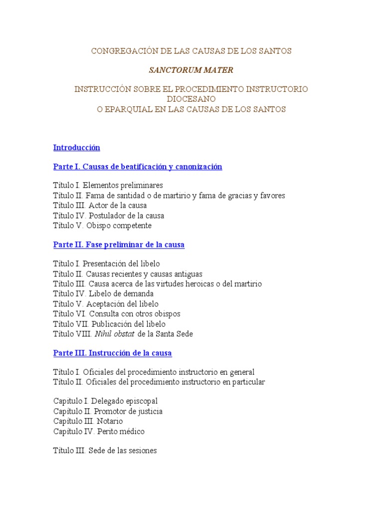 CCS Sanctorum Mater | PDF