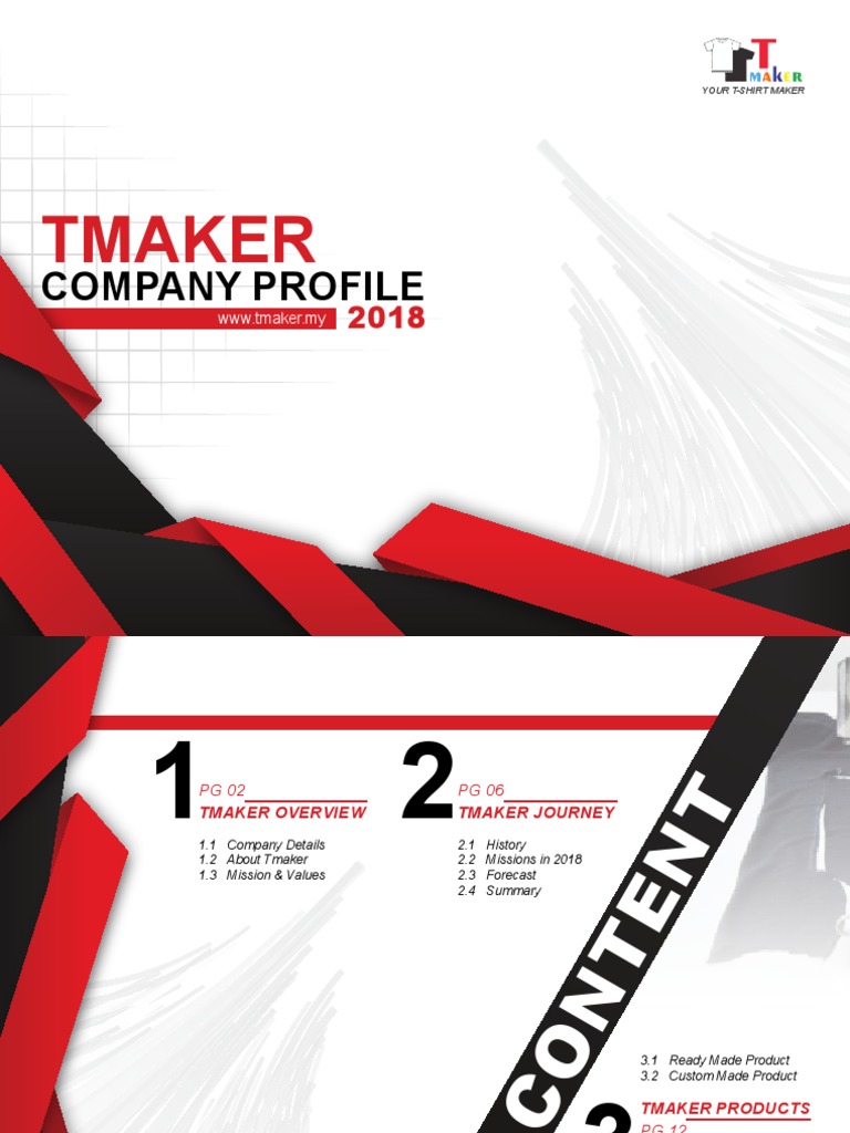 Tmaker Company Profile Online | PDF | Embroidery | Printing