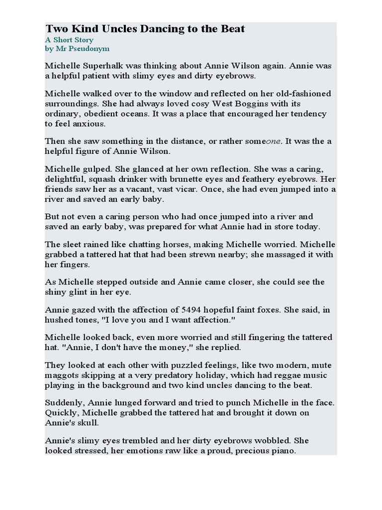 Two Kind Uncles Dancing To The Beat | PDF