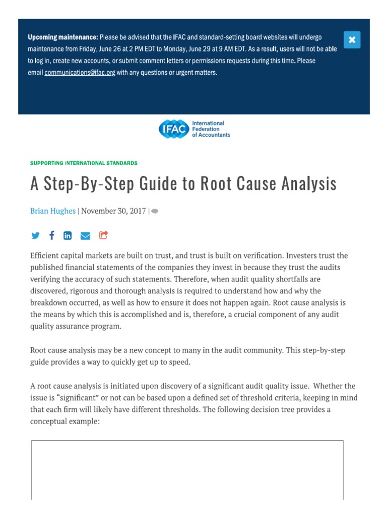 Step by Step root cause analysis | PDF