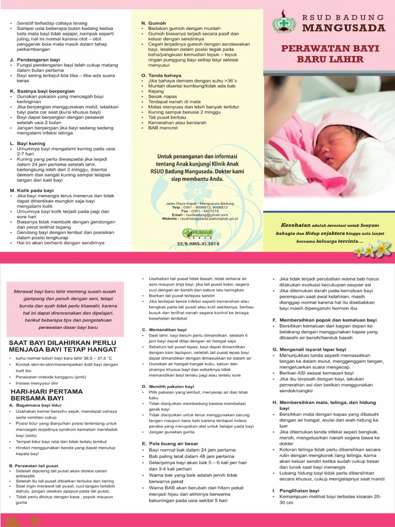 25 Perawatan Bayi Baru Lahir | PDF