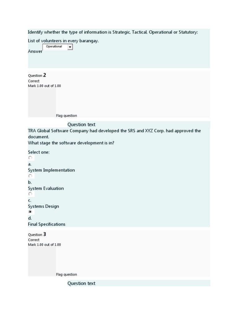 Analysis Exam | PDF | Software Development | Information