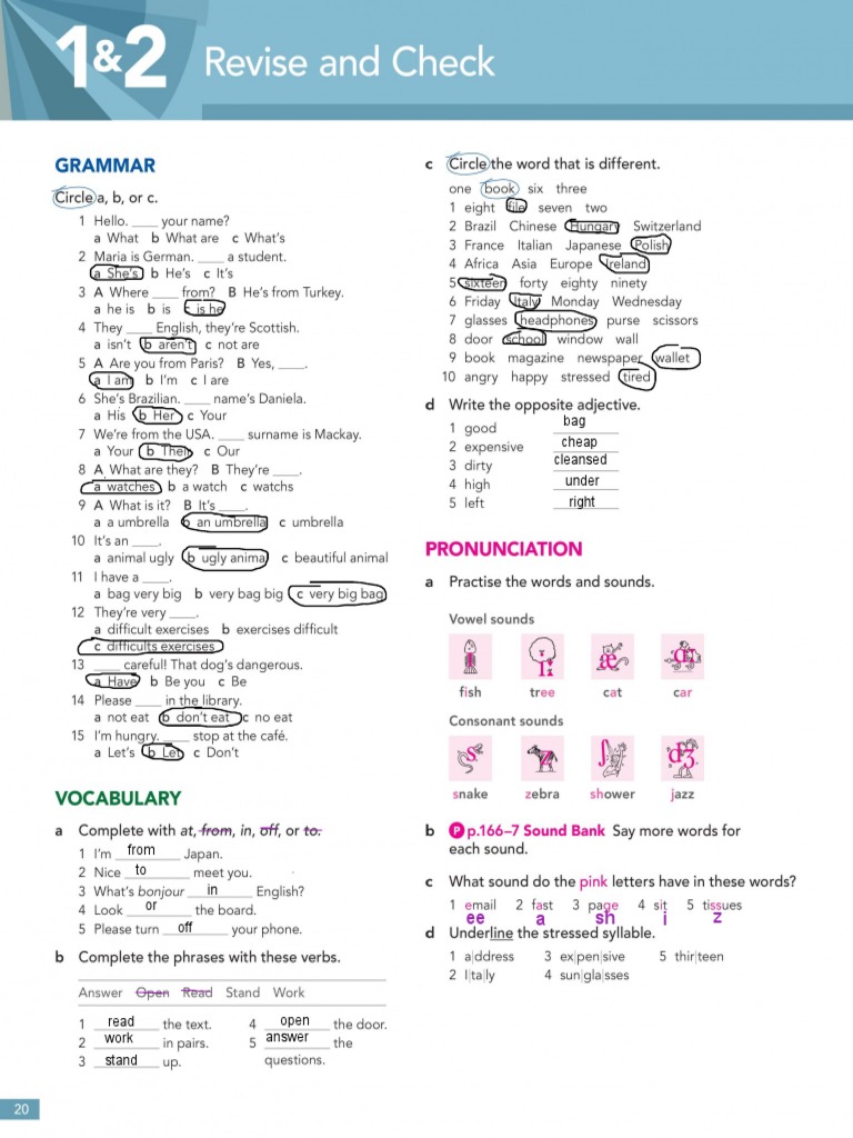 Lesson 9 - Revision 1-2 ELEMENTARY A2 (English File) | PDF
