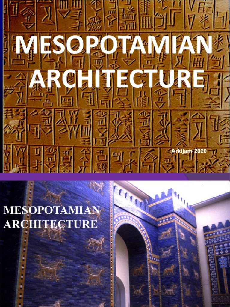 3 Mesopotamian Architecture Pdf