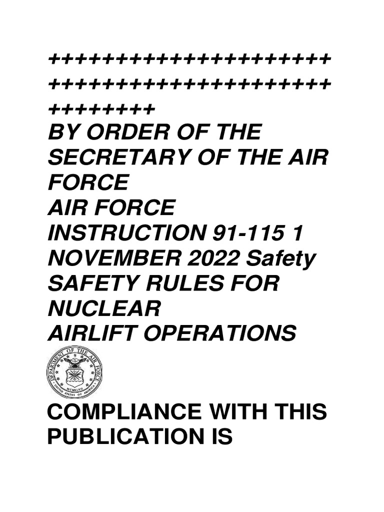 Us Airforce | PDF | Nuclear Weapons | United States Air Force
