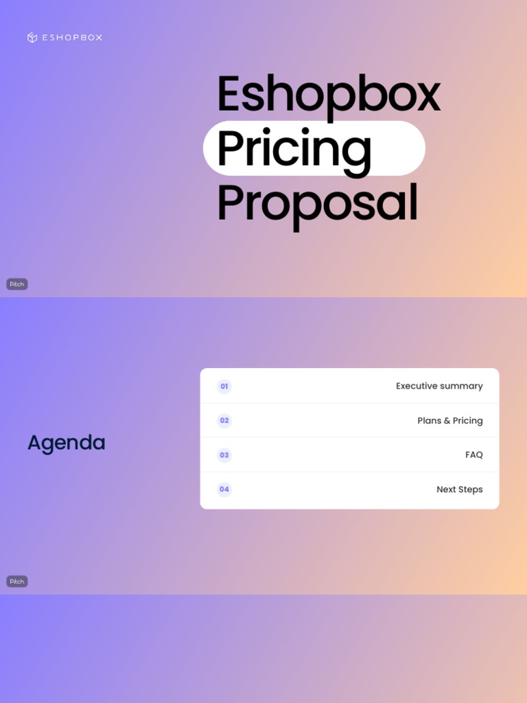 Eshopbox Pricing and Shipping Overview | PDF | Pricing | E Commerce