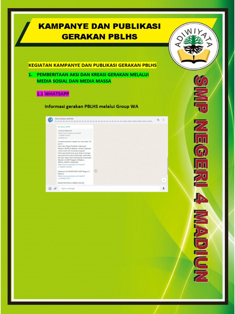 Pemberitaan Aksi Dan Kreasi Gerakan Melalui Media Sosial Dan Media ...