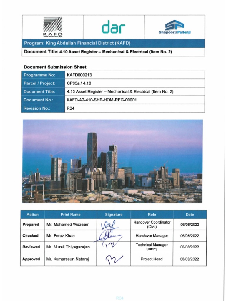 Kafd A2 410 SHP Hom Reg 00001 R04 | PDF | Transformer | Electrical ...