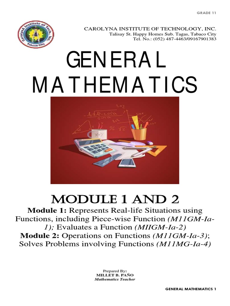 Module 1 and 2 - General Mathematics | PDF | Function (Mathematics ... Module 1 and 2 - General Mathematics | PDF | Function (Mathematics ...