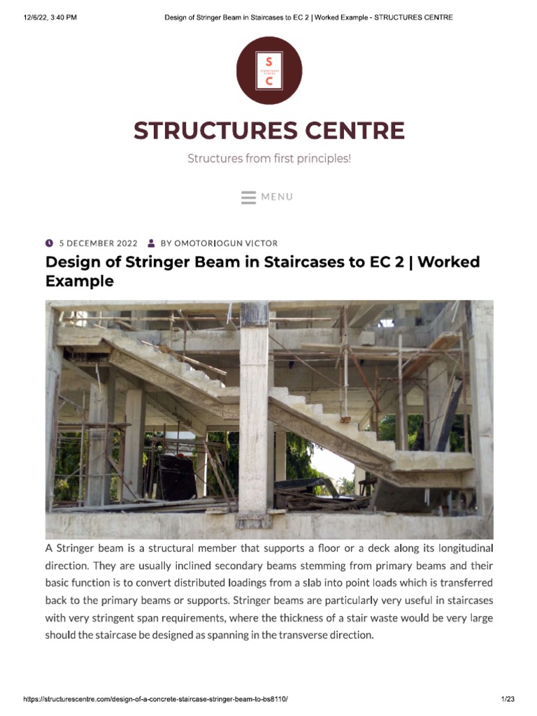 Stringer Stair Case | PDF