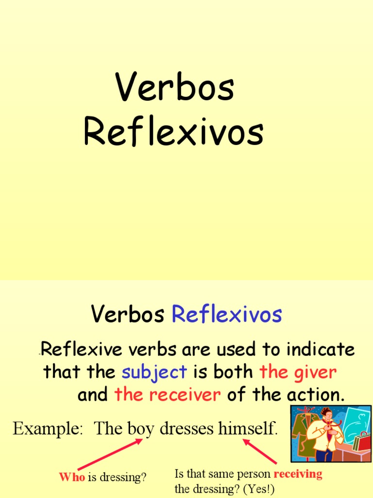 Verbos Reflexivos | PDF | Syntactic Relationships | Grammatical Conjugation