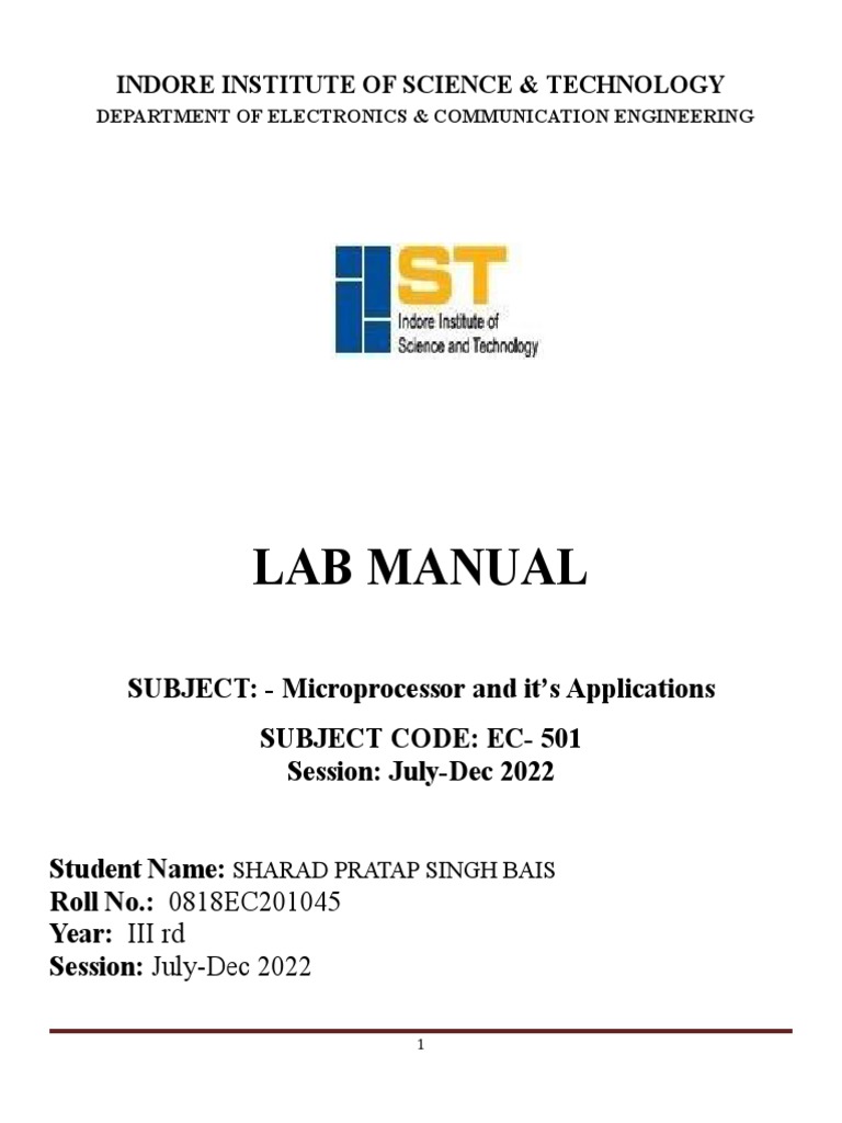 Sharad Lab File Micro | PDF | Array Data Structure | Computer Programming