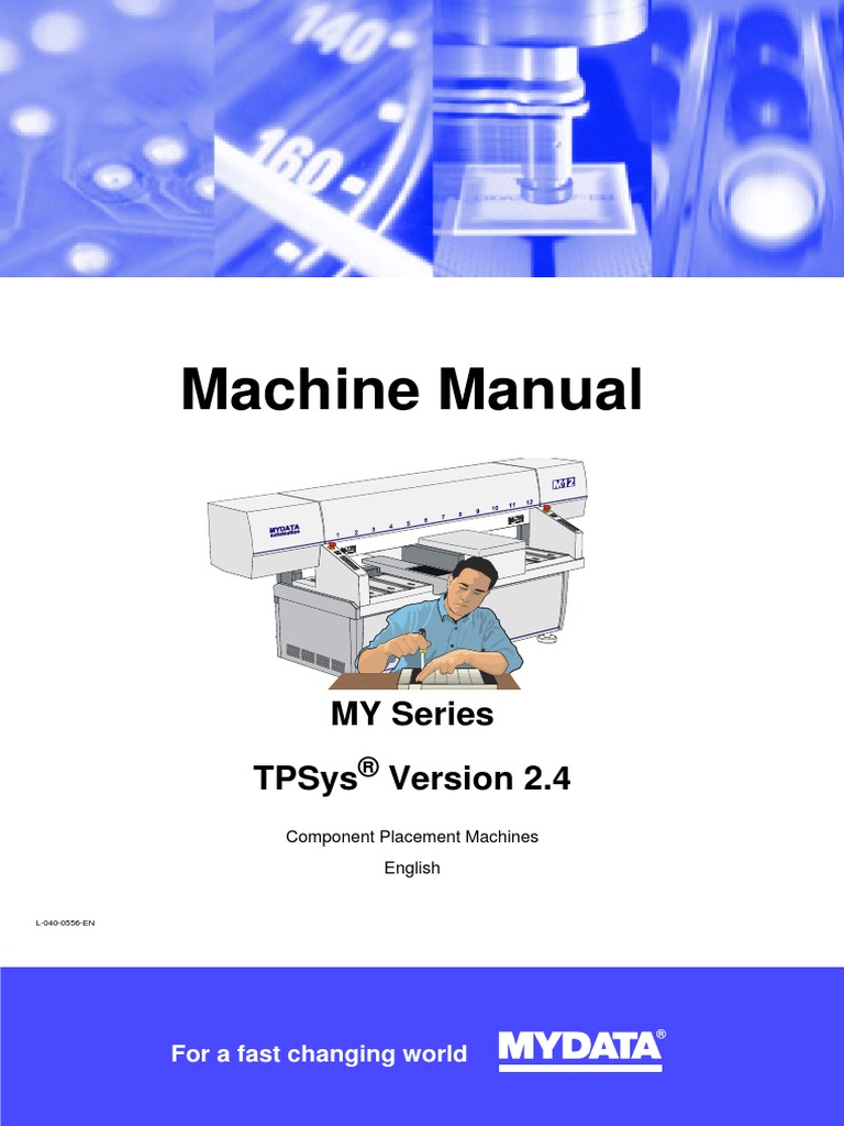 Machine Manual - TPSys - 2.4 | PDF | Trademark | Calibration