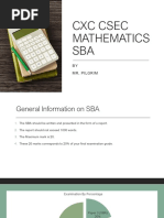 Maths Sba Topic Ideas | PDF