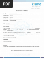 Personal Loan NOC Certificate | PDF